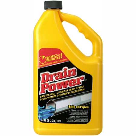 Drain Power Professional Strength Drain Opener 64 fl Oz Jug – BrickSeek