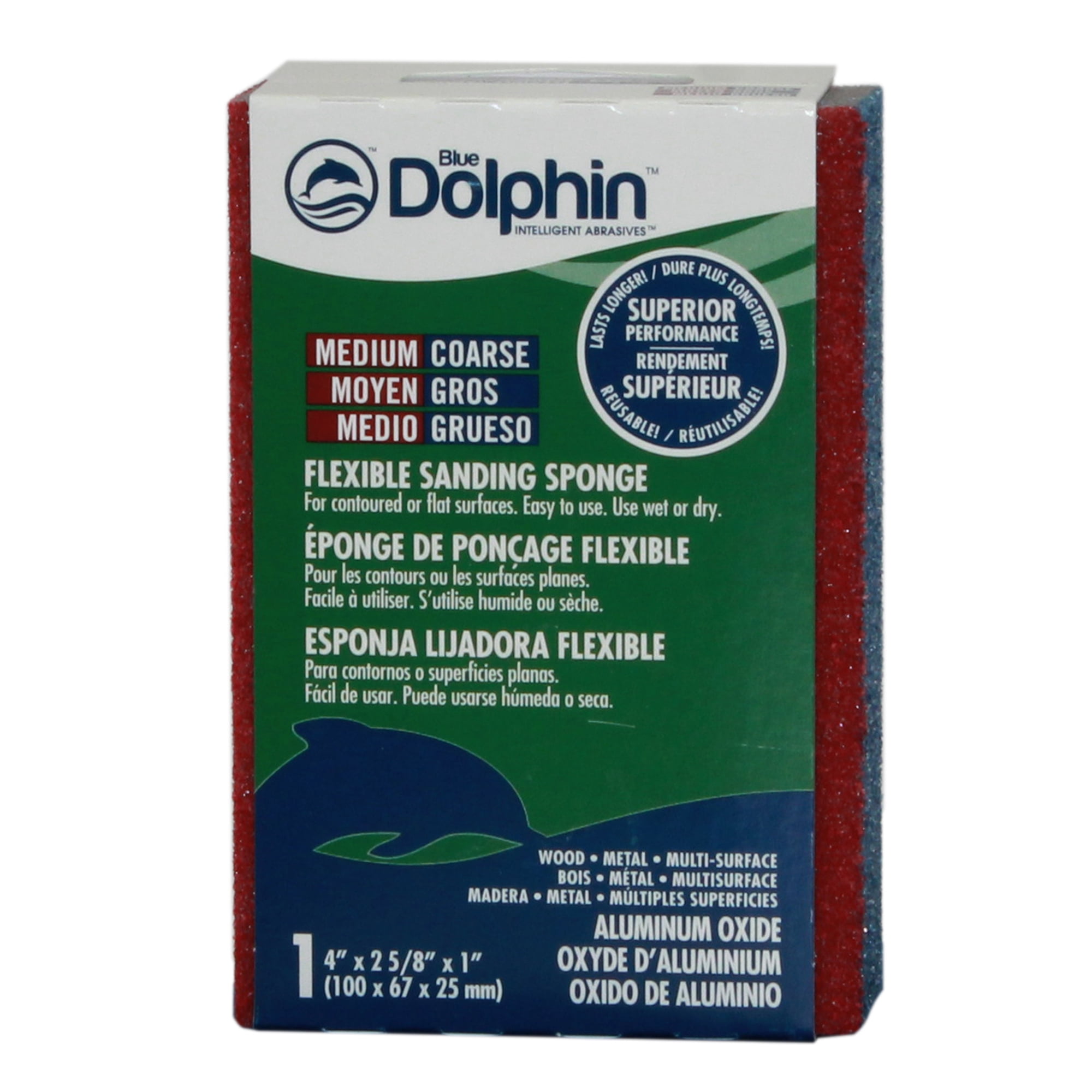 Click here for Blue Dolphin Sanding Sponge Medium/Coarse (4 X 2 5... prices