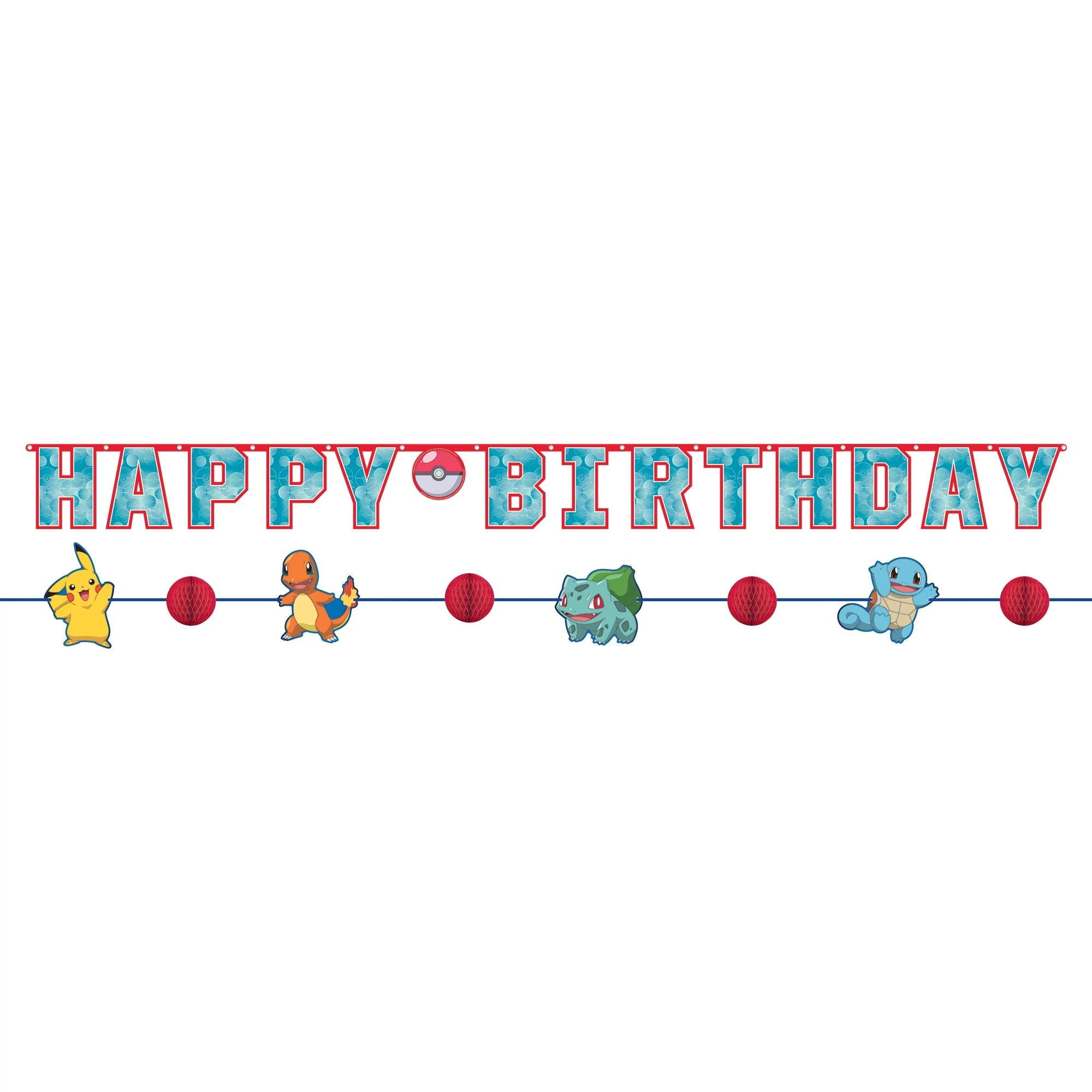 Pokemon Birthday Banner Kit - Walmart.com