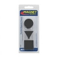 Magnet Source .08 in. L X 1.25 in. W Black Flexible Magnetic Shapes 30 ...