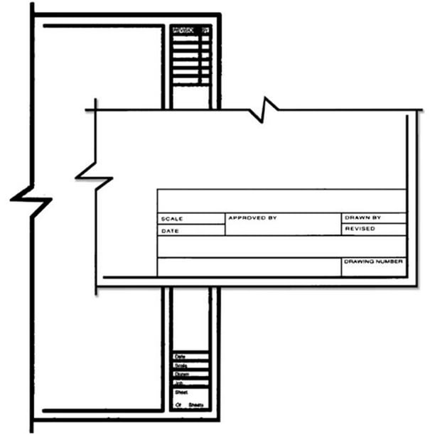 18 x 24 Standard Title Block and Border 10 Sheets - Walmart.com