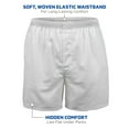 Gildan Adult Men's Woven Boxers, 10-Pack, Sizes S-2XL, 4.5" Inseam ...