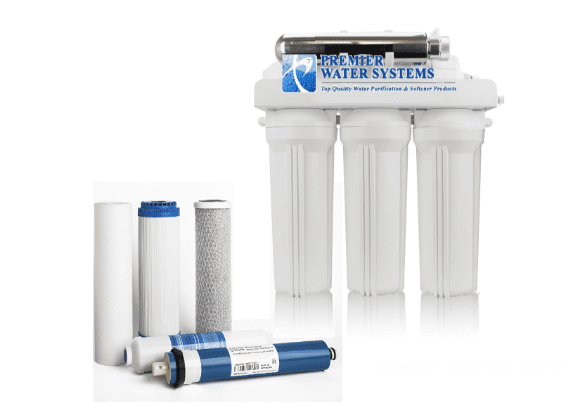 Well Water RO Reverse Osmosis Water System 6 Stage Permeate Pump UV ...