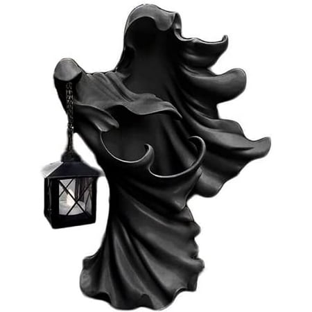 Hell's Messenger with Lantern - Halloween Ghost Light Decor - White ...