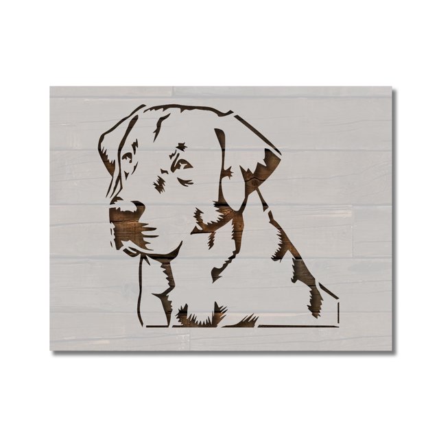 Labrador Retriever Stencil Template Reusable 8.5 x 11 Inches for ...