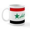 CafePress - Flag Of Iraq Mug - 11 oz Ceramic Mug - Novelty Coffee Tea ...
