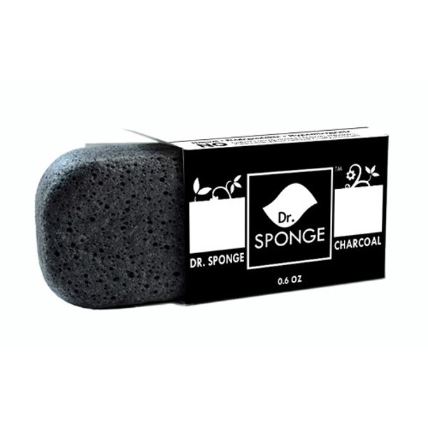 Dr. Sponge Konjac Sponge, Charcoal, 0.6 Oz - Walmart.com