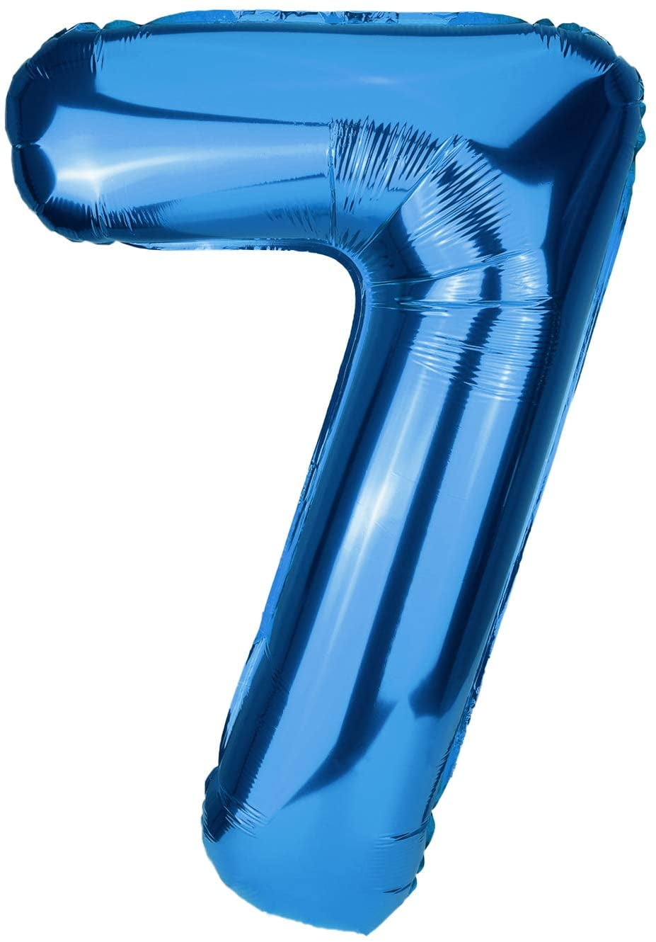 Blue Number 7 Balloon Inflatable Large Foil Balloon for Birthday Party ...