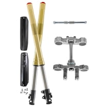 630mm Front Forks 45/48mm Triple Tree Clamp w/Complete Hydraulic Brake ...
