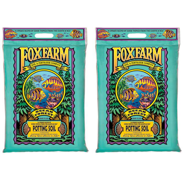Foxfarm FX14053 Ocean Forest Organic Garden Potting Soil Mix 12 Quarts ...