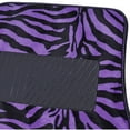 BDK Zebra Car Floor Mats, Animal Prints Mat, 4 Pieces, Purple - Walmart.com