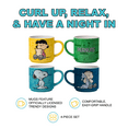 Peanuts Comic Strip 4-Pack Ceramic Mug Stack, 10-Ounces - Walmart.com