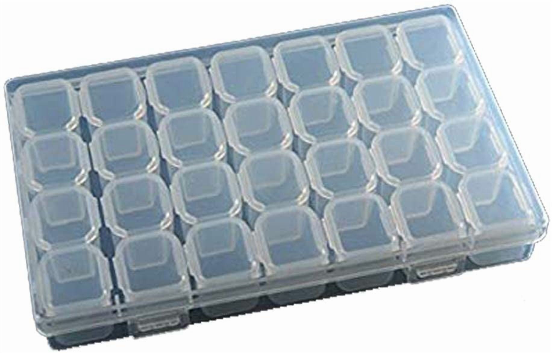 shiyou-28-Grid with Cover Clear Plastic Candy Jewelry Organizer Box ...