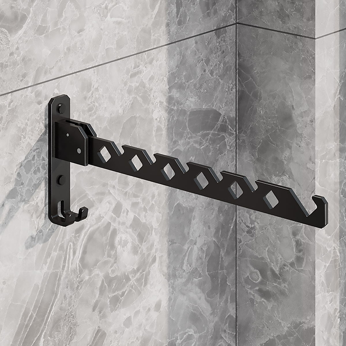 Buy GOTYDI Clothes Drying Rack Adjustable Angle Clothes Hanger Wall ...