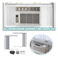 Window Air Conditioner Side Panels with Frame, Adjustable Insulation AC ...