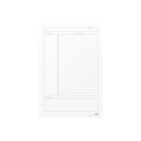 Staples Premium - Arc refill - 5.5 in x 8.5 in - 50 sheets - white ...