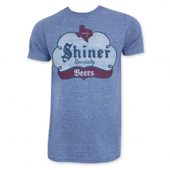 Shiner Beers 26922XL Shiner Beers Mens Specialty T-Shirt, Blue - Extra ...