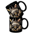 Knights Black Ceramic Mug - Medieval Fantasy Design, 11oz Coffee Gamer ...