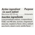 Dramamine Chewable Less Drowsy, Motion Sickness Relief, Raspberry Cream ...