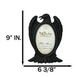 Gothic Edgar Poe Quoth The Raven Crow Decorative 4"X6" Picture Frame ...