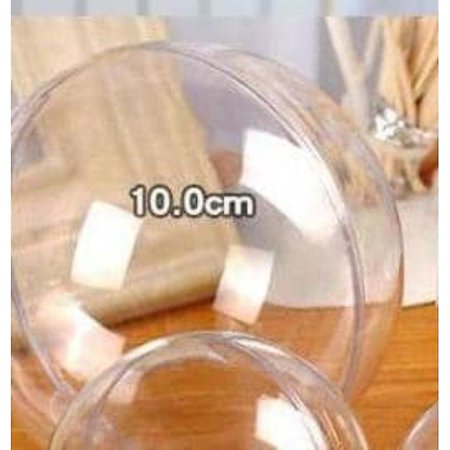 M7017 3-12cm Transparent Clear Acrylic Round Ball Christmas Wedding ...