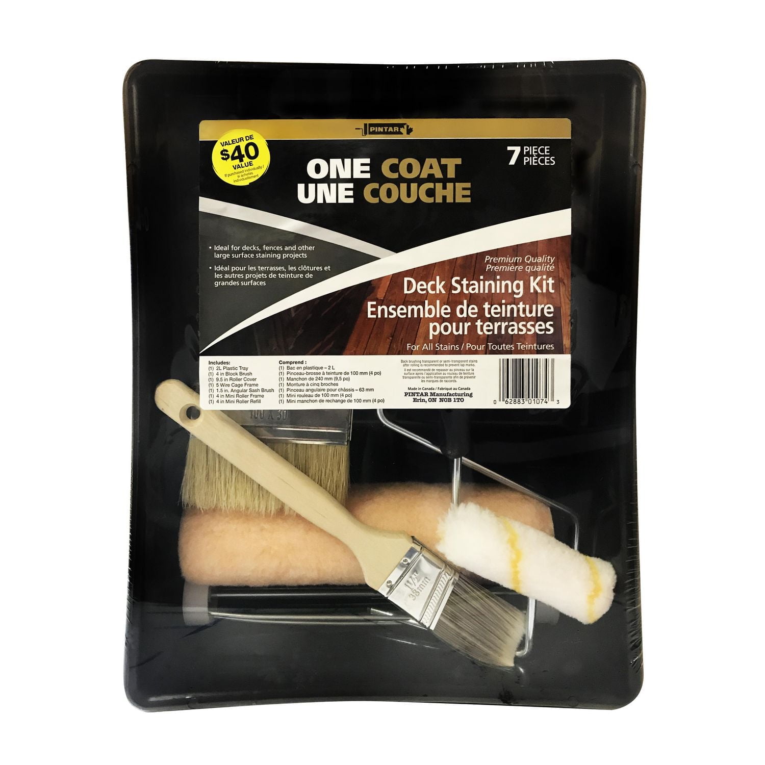 Click here for Pintar Art 7 Piece Deck Staining Kit 9.5 prices