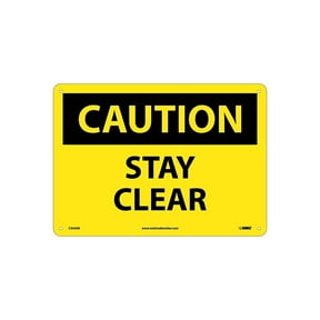 National Marker Caution Signs; No Smoking Graphic 14X20 .040 Aluminum ...