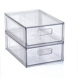 Mainstays Clear Glossy Plastic Pull-Out Closet Drawer Small Size, Adult ...