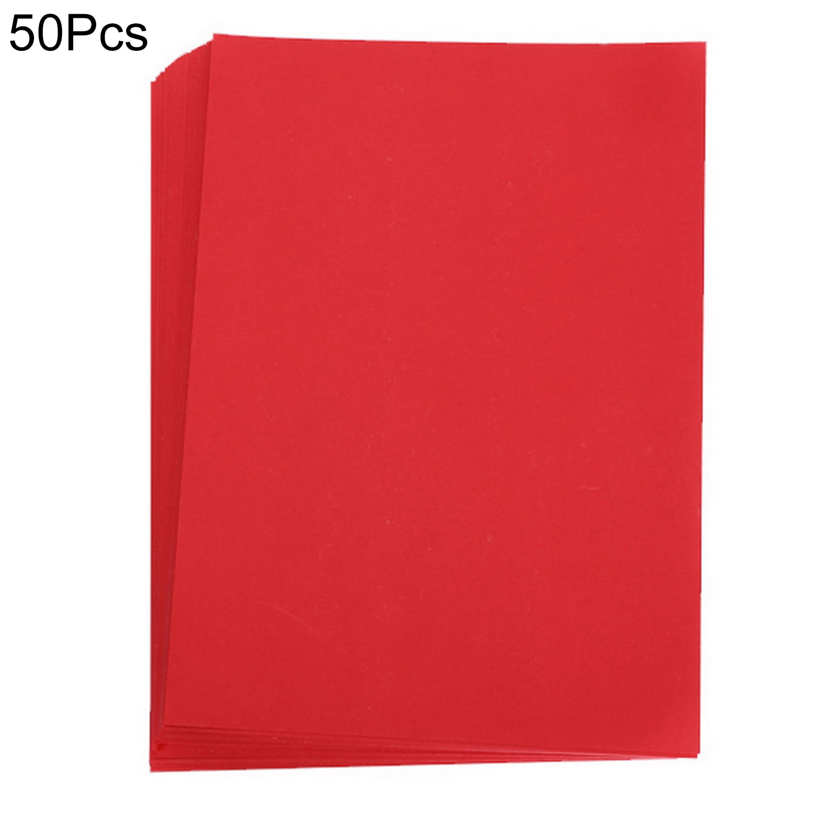 Washranp 50Pcs Multicolor Cardstock,250gsm A4 Size Double Sided Printed ...