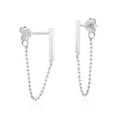 AeraVida Modern and Trendy Hanging Bar and Ball Cable Chain Front to ...