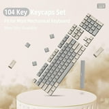 104 Key Custom PBT Keycap Set Double Shot OEM Profile for 61/68/87/98 ...