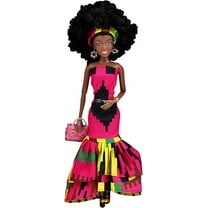 12.5 inch African Black Dolls Set With Nice Dress - Walmart.com