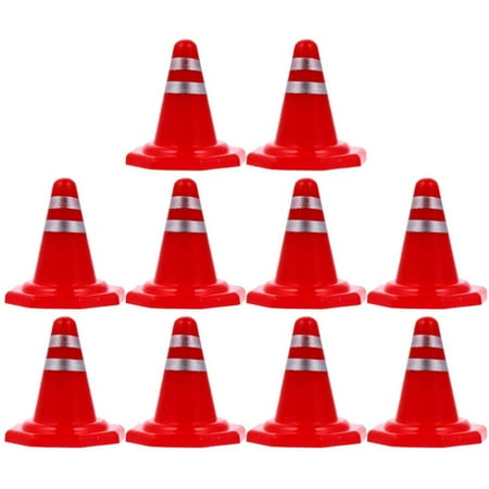 CPDD 20Pcs Mini Plastic Traffic Cones Sand Table Road Cones ...