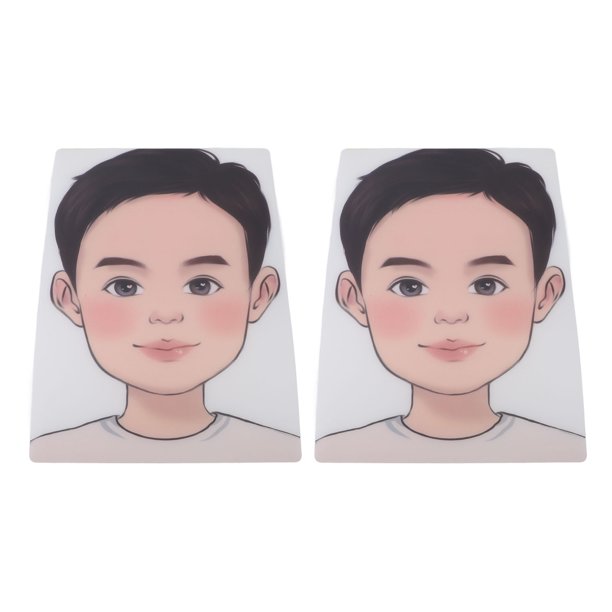 Face Paint Template, Makeup Practice Face Board A4 Size Smooth Edges ...