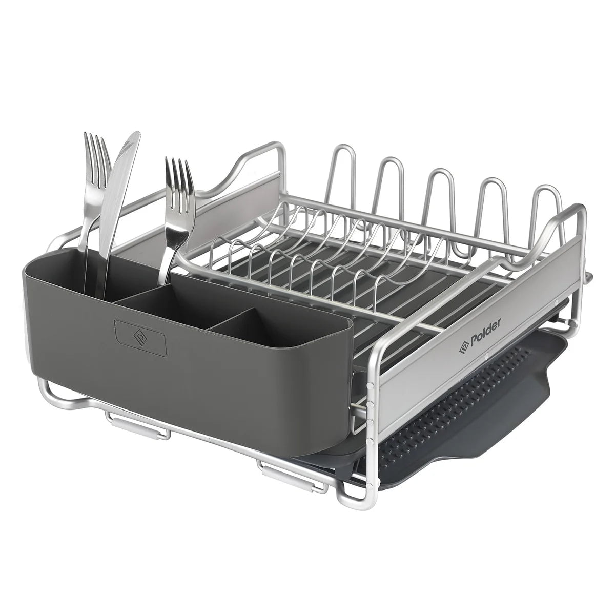 Polder Advantage Aluminum Dish Rack  4-Pieces