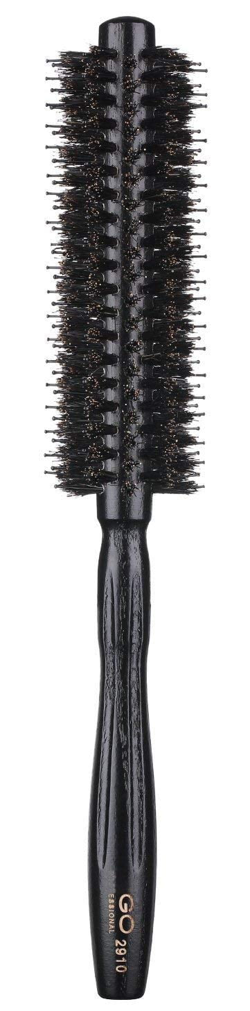 Perfehair Round Brush with Natural Boar and Nylon Bristles, Small ...