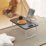 Lammaloe Foldable Lap Desk with USB Ports, Portable & Lightweight ...