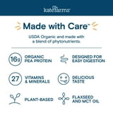 Kate Farms, Organic Nutrition Shake, Plain, 16g Protein, 11 fl oz ...