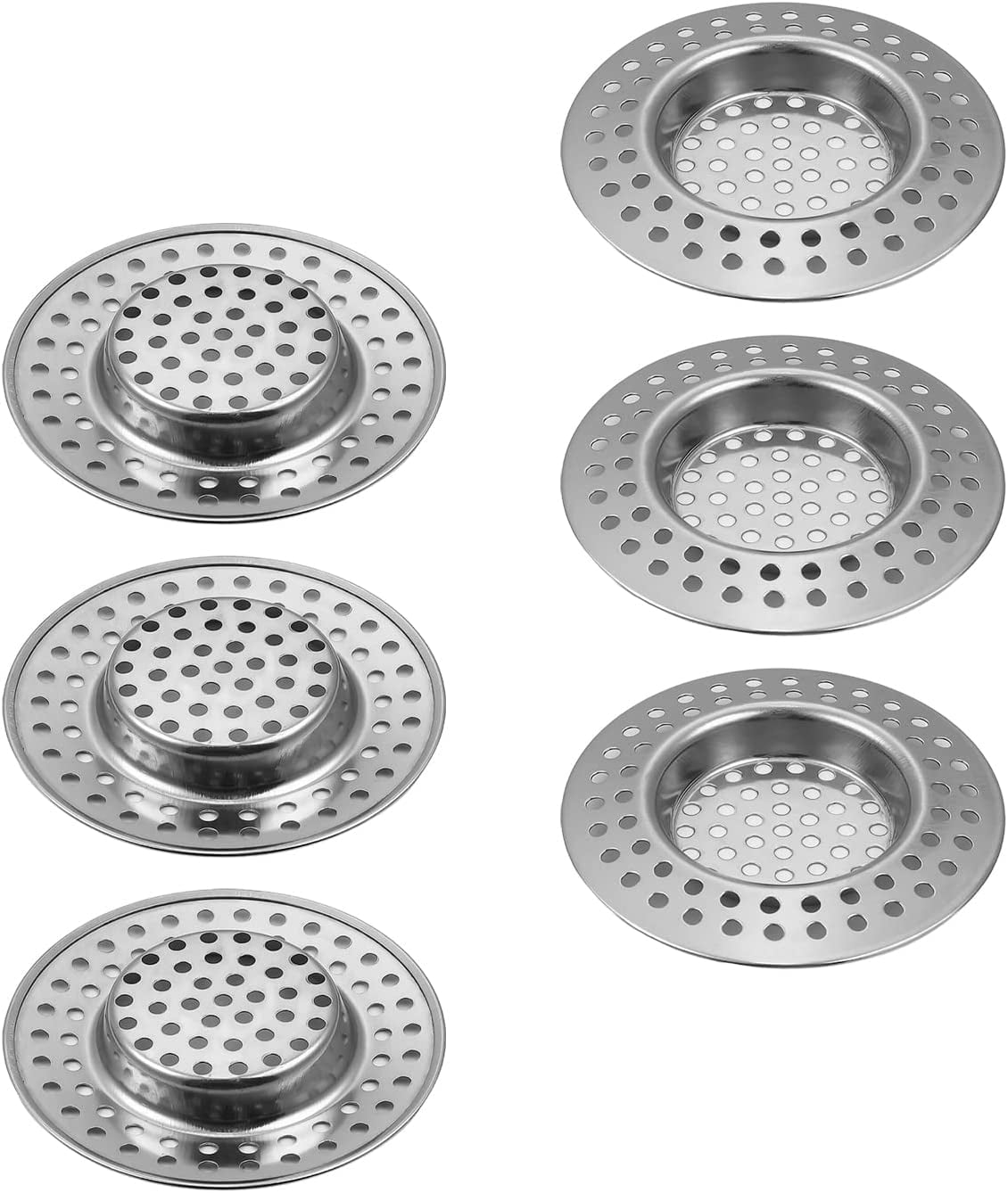 75x42mm Dia Kitchen Sink Strainer Stainless Steel Mesh Drain Stopper ...
