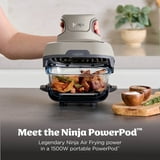 Ninja Crispi 4-in-1 Portable Glass Air Fryer Cooking System, 4-Qt & 6 ...