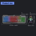 DS600 104key Corded Gaming Keyboard and Option With Metal Base And ...