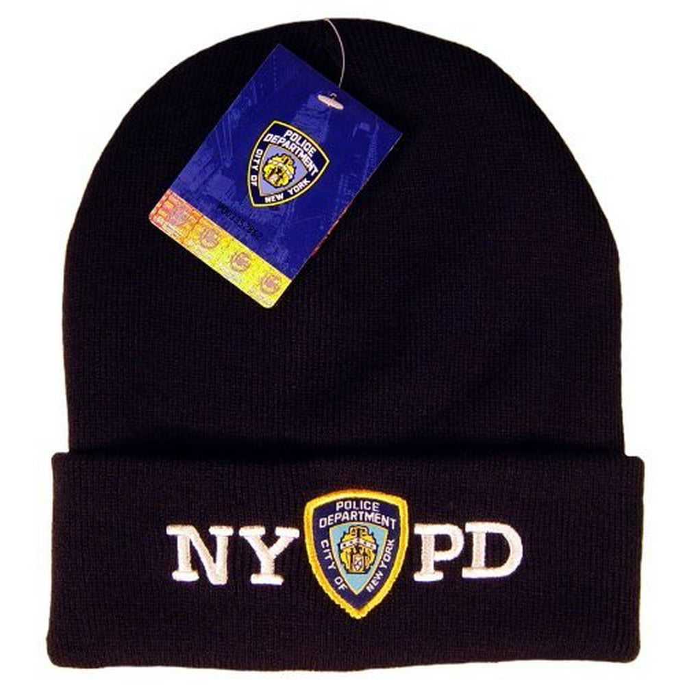 NYPD - NYPD Navy Winter Hat Beanie Skull Cap Officially Licensed by The ...