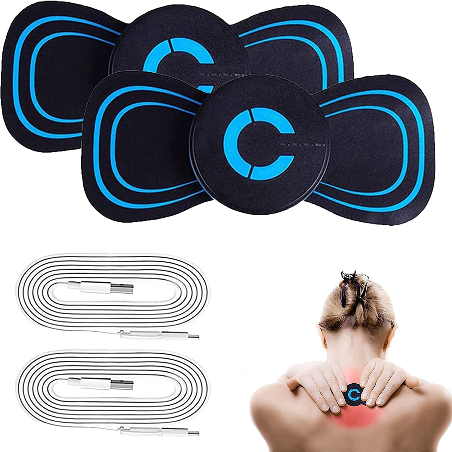 Luniquz Electric Massagers 2Pack Pain Relief Shoulder and Neck Foot ...