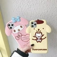 For iPhone 15 14 13 12 11 Pro Max Kawaii Cartoon My Melody Cinnamoroll ...