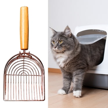Scoop Monster Silver Cat Litter Scooper with Easy Grip Soft Foam Ergo ...