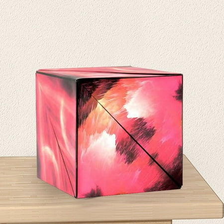 Peggybuy 3D Flip Cubic Toy Multipurpose Geometric Cubic Toy for Kids ...