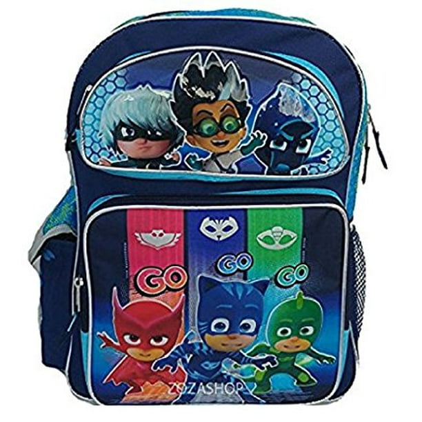 PJ Masks - Small Backpack - PJ Mask - Team Navy 12" School Bag 155302 ...