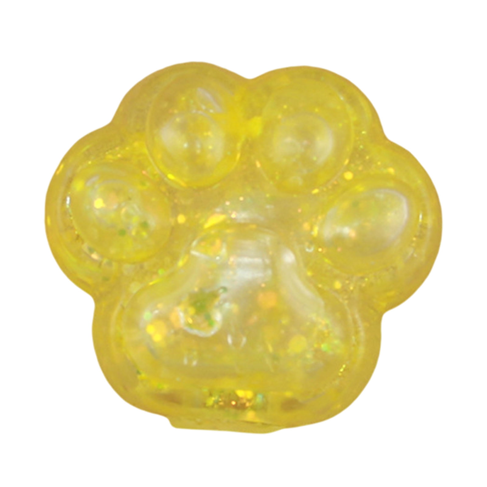 huanledash Cat Paw Squeeze Toy Flexible Slow Rebound Sequins Maltose ...