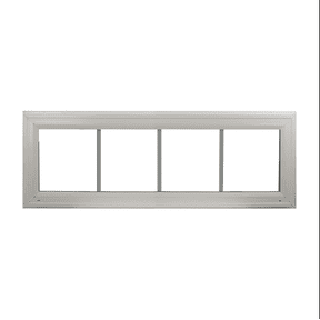 60"x12" Double Pane White Vinyl Transom Window Low-E Glass, Argon Gas ...