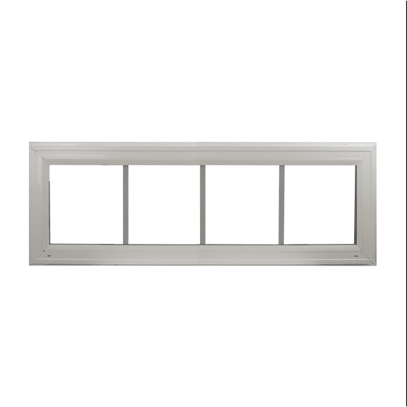 60"x12" Double Pane White Vinyl Transom Window Low-E Glass, Argon Gas ...